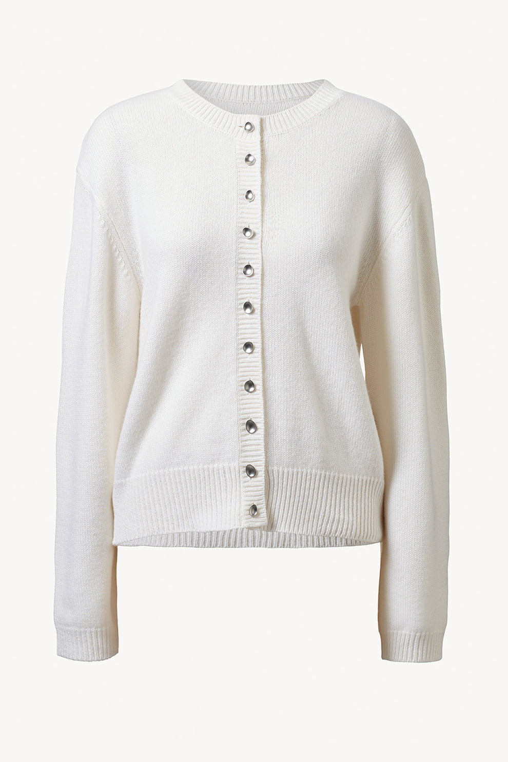 Nila Cashmere Cardigan Soft White – TOVE Studio
