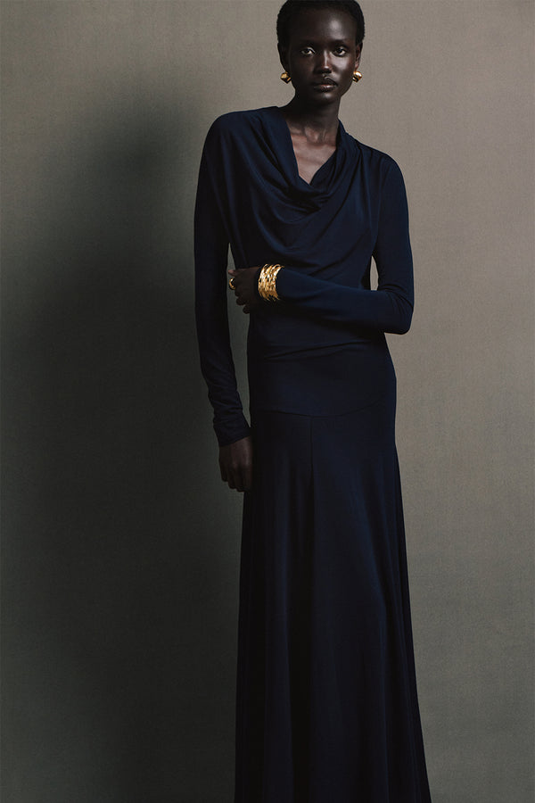 Eadan Dress Navy – TOVE Studio